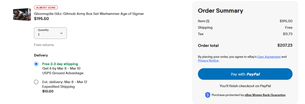 Complaining about Prices | Warpstone Pile